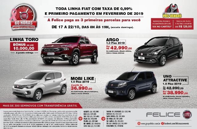 Felice Fiat - Seu jeito de rodar mais feliz!